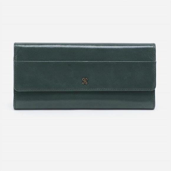 HOBO | Bags | New Hobo Womens Jill Large Trifold Wallet In Sage Leaf ...